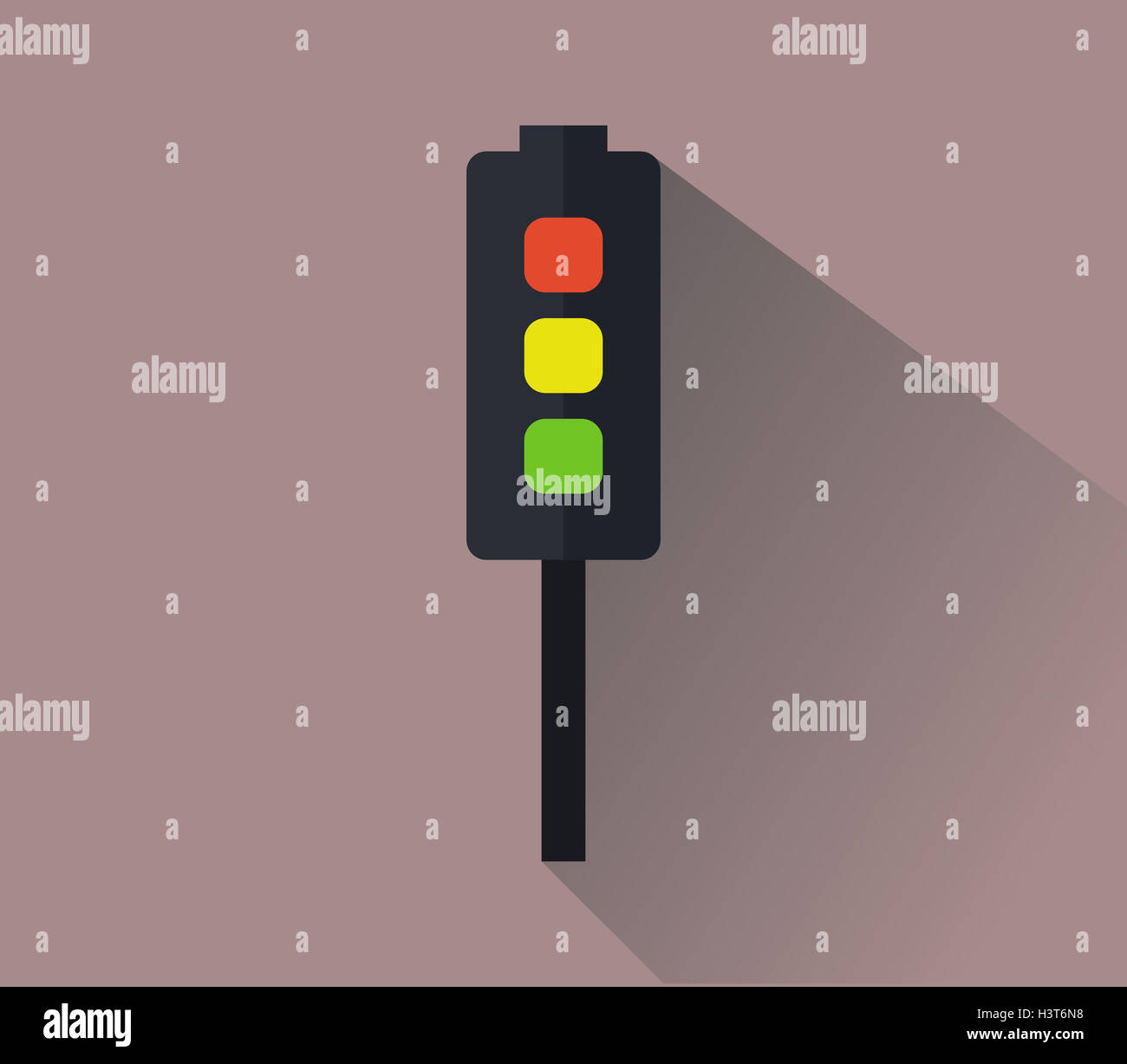 Traffic light icon Stock Photo - Alamy