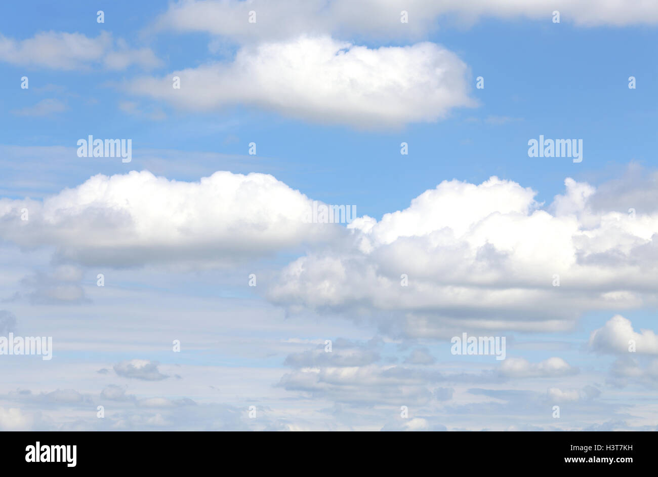 infinite Sky with many clouds and light blue Stock Photo - Alamy