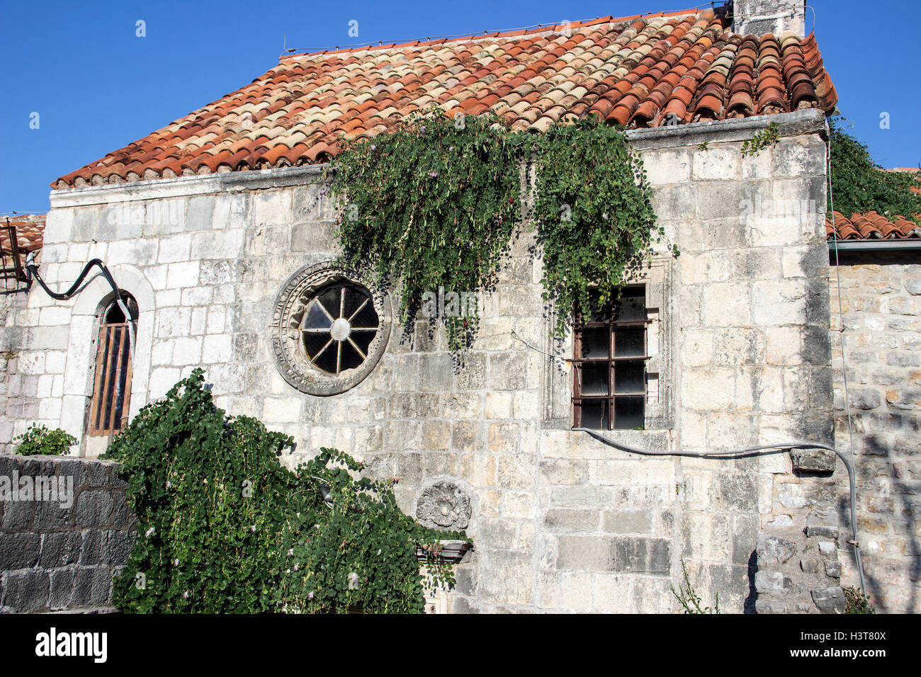 Budva, Montenegro - The Santa Maria in Punta Church (9th century Stock ...
