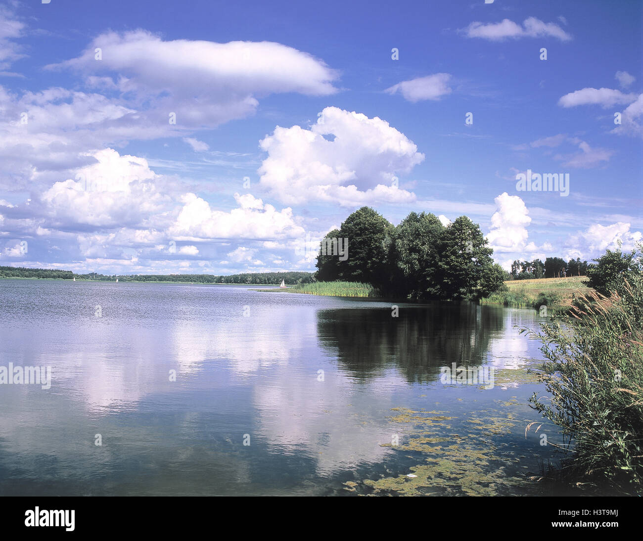 Poland, Masuria, sea scenery, summer, Europe, north-east Pole, Mazury ...