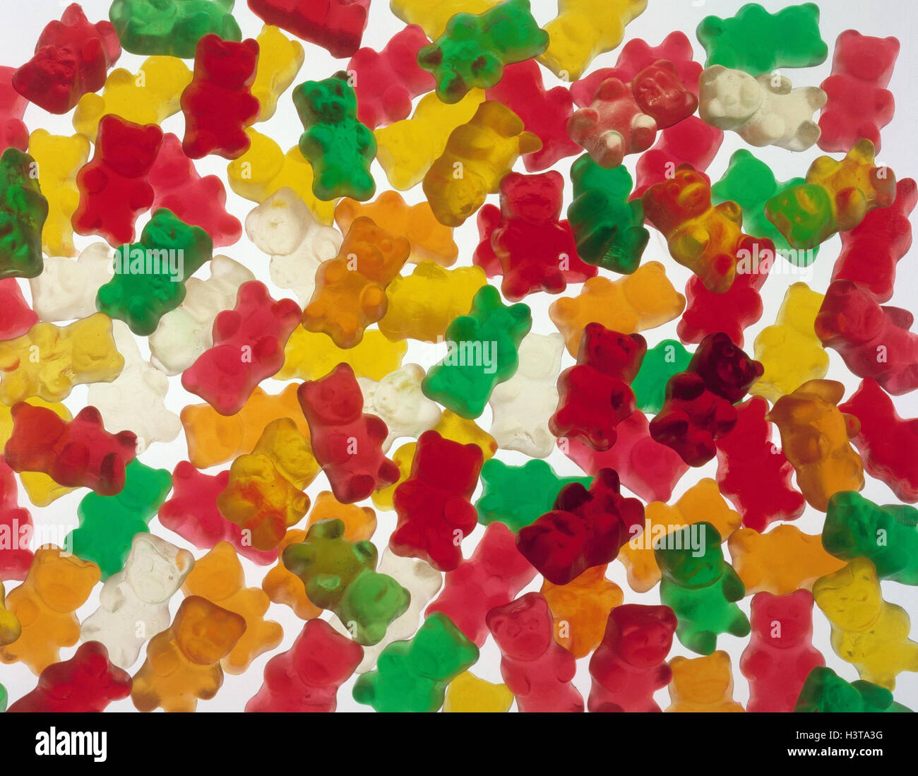 Little elastic bears, Still life, sweets, fruit rubber, sweet, food ...