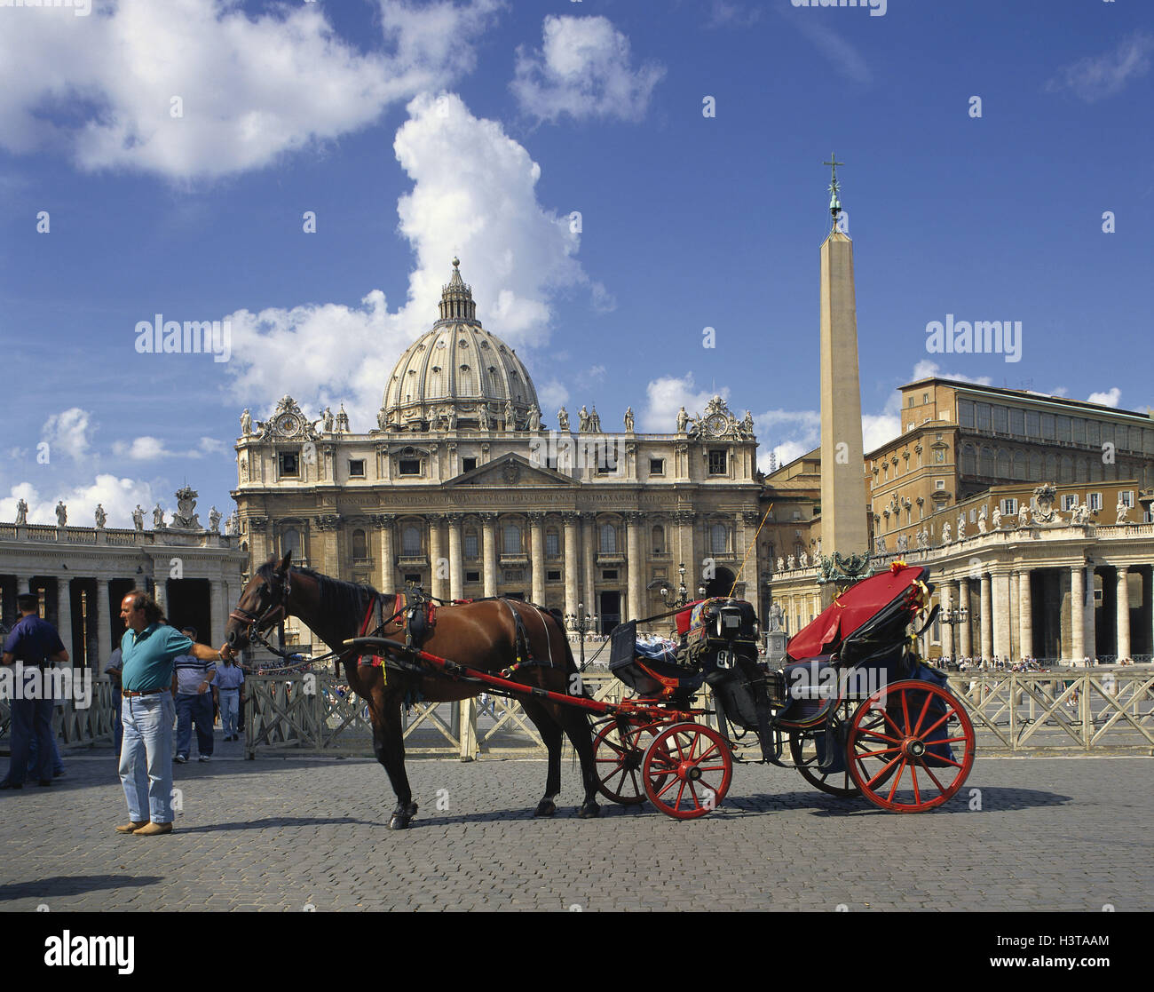 Italy, Rome, Vatican, Peter's space, cab, church, faith, building ...