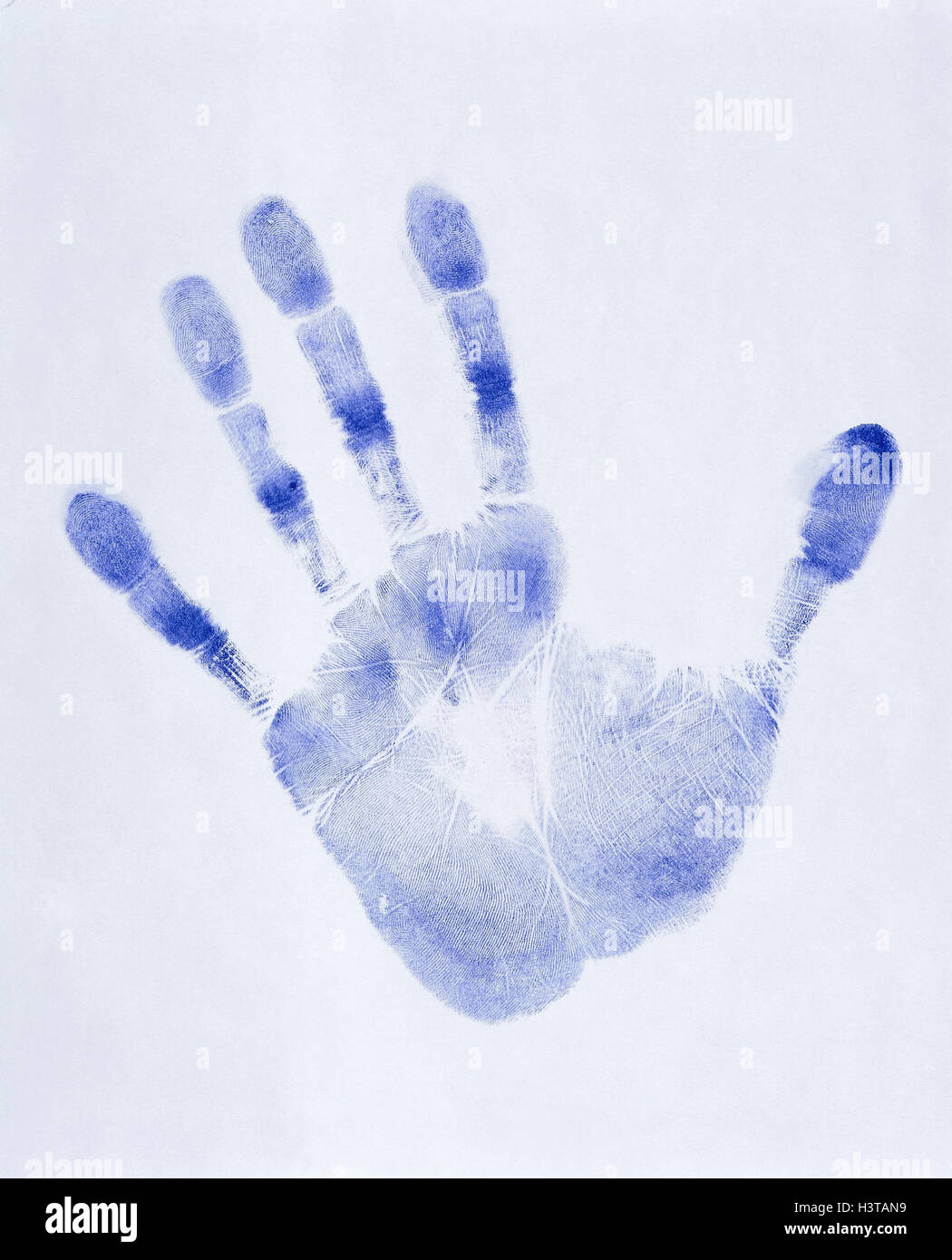Hand impression, icon, identity, individuality, identification ...