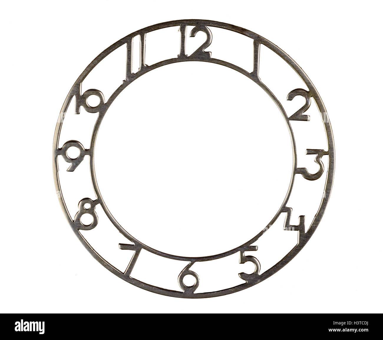 The dial of the clock on white isolated Stock Photo - Alamy