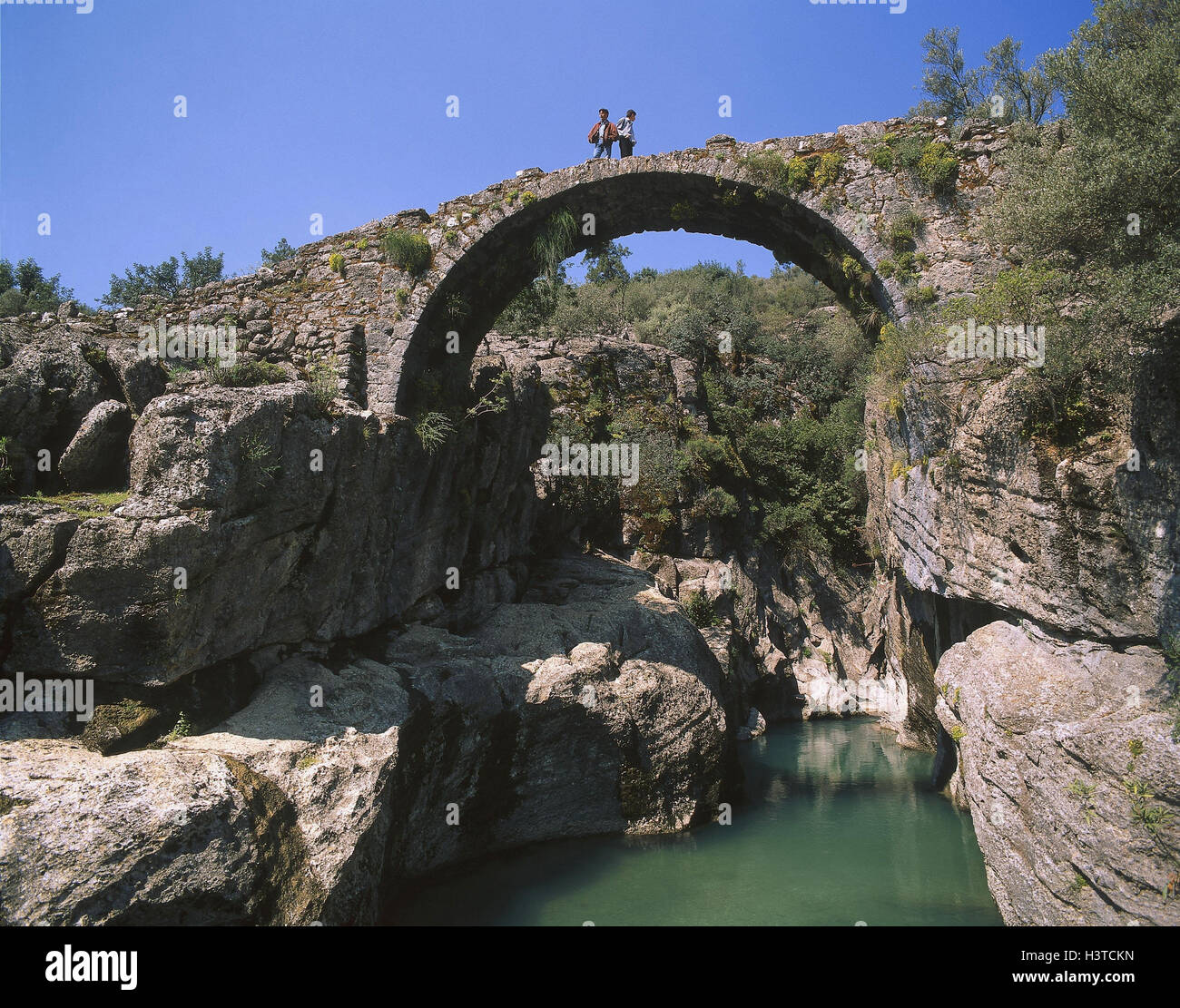 Turkey, Köprülü Kanyon national park, stone bridge, tourist, Asia Minor ...