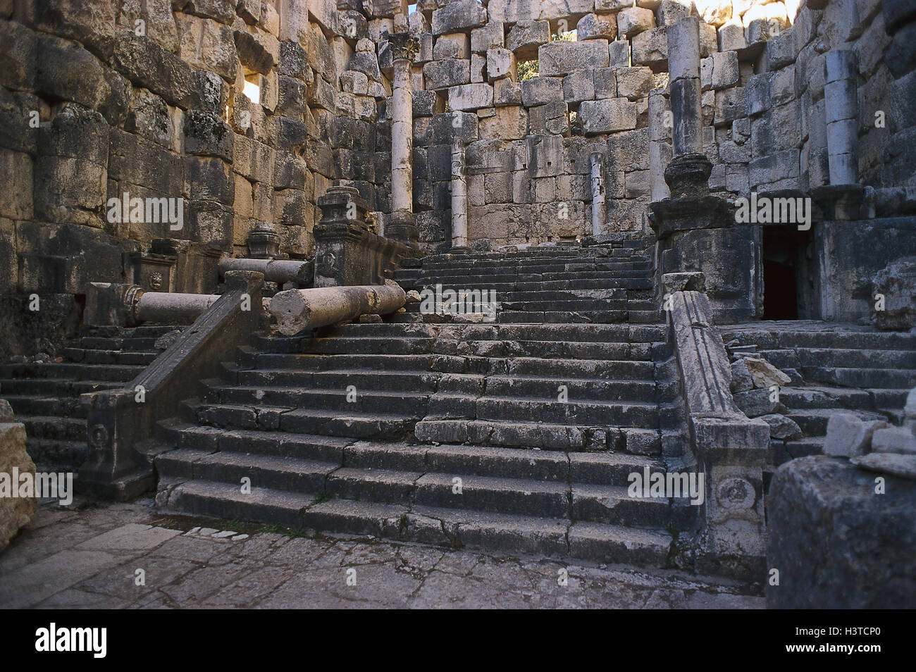 Lebanon, Libanongebirge, Niha, temple, interior view, detail, the ...
