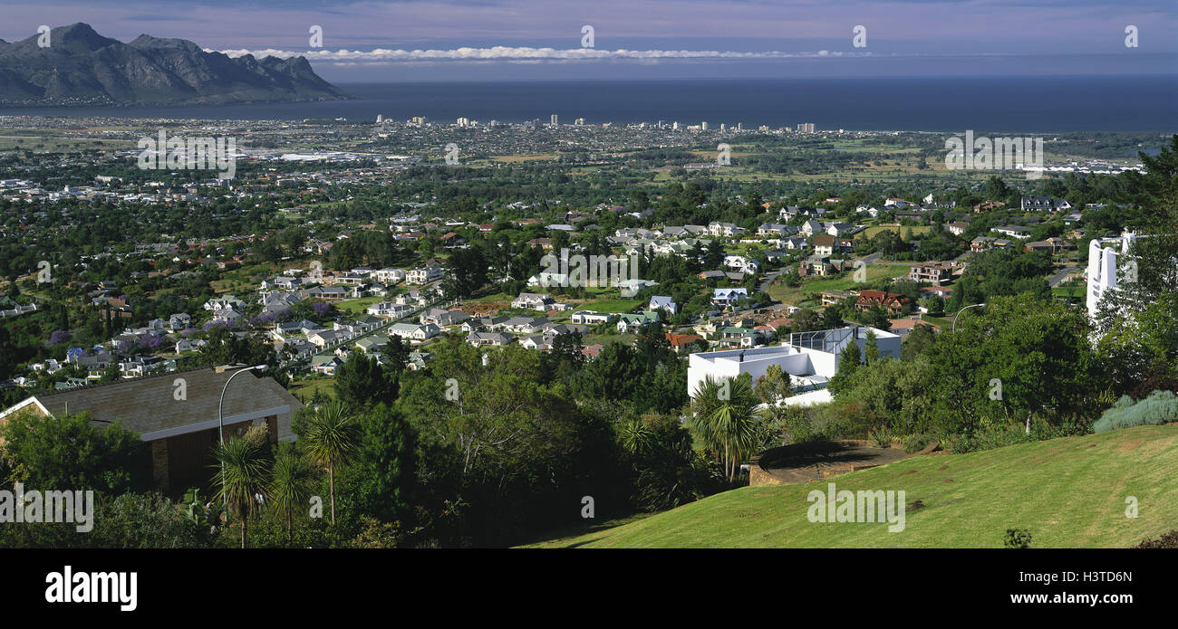 South, Africa, cape region, Somerset west, local overview, Africa, west ...