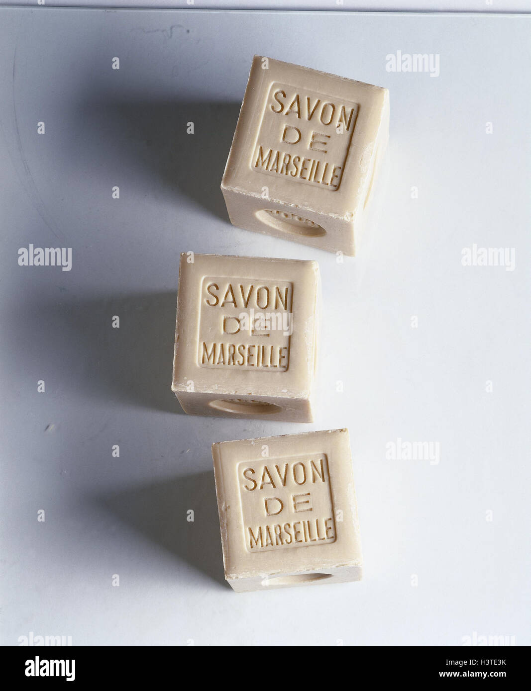 Cosmetics, soap malice, "Savon de Marseille", cube, three, soap cube ...