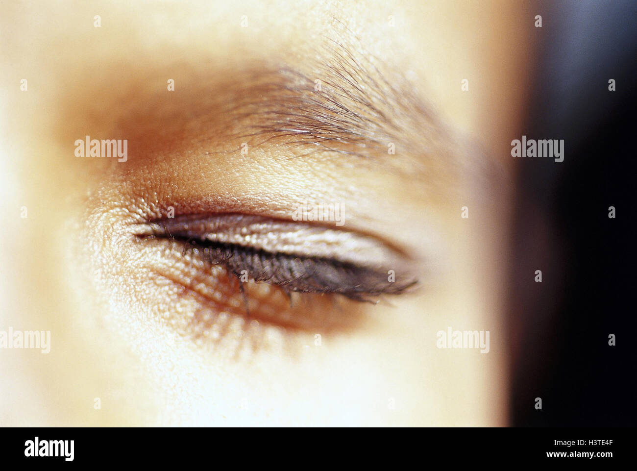 Woman, look, close up, eye, made up women's look, eye area, eyelid ...