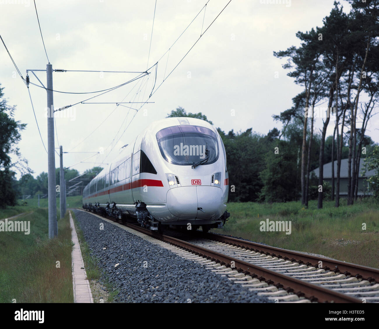 The newest intercity express generation with neigetechnik hi-res stock ...