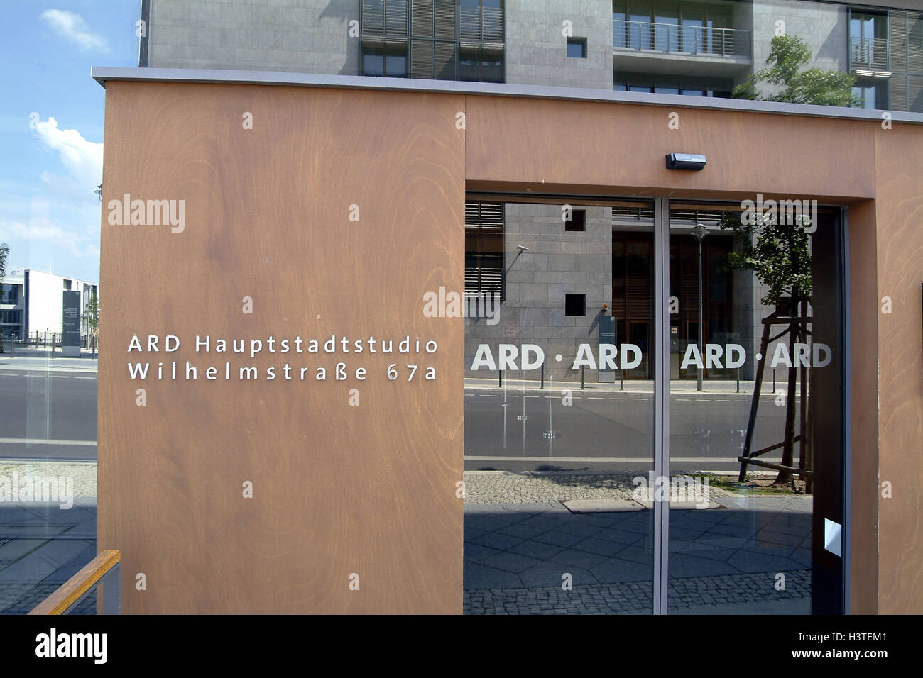 Germany, Berlin, Wilhelmstrasse, TV studio "ARD", input, Europe ...