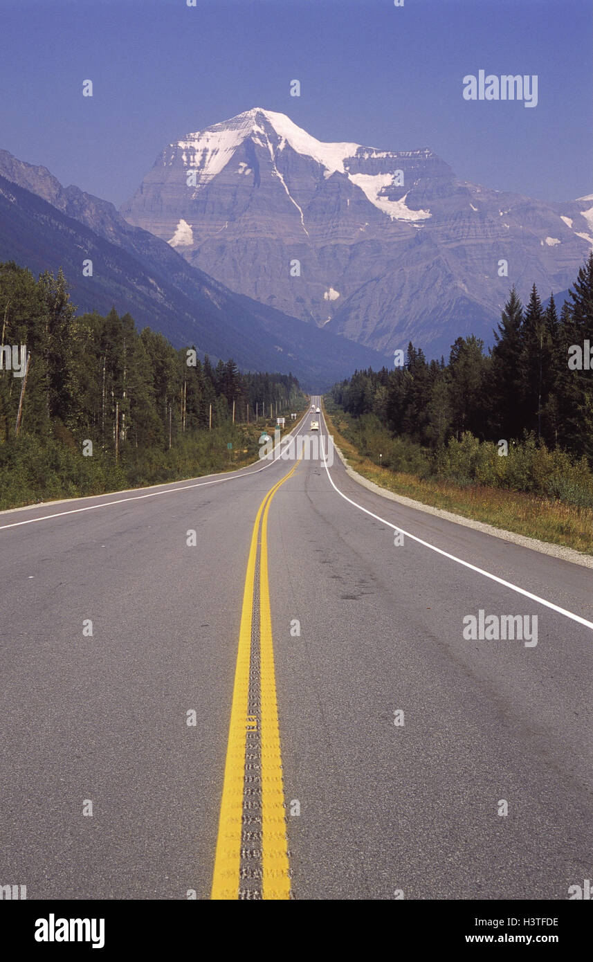 Canada, British Columbia, Rocky Mountains, close Valemount, highway 16 ...