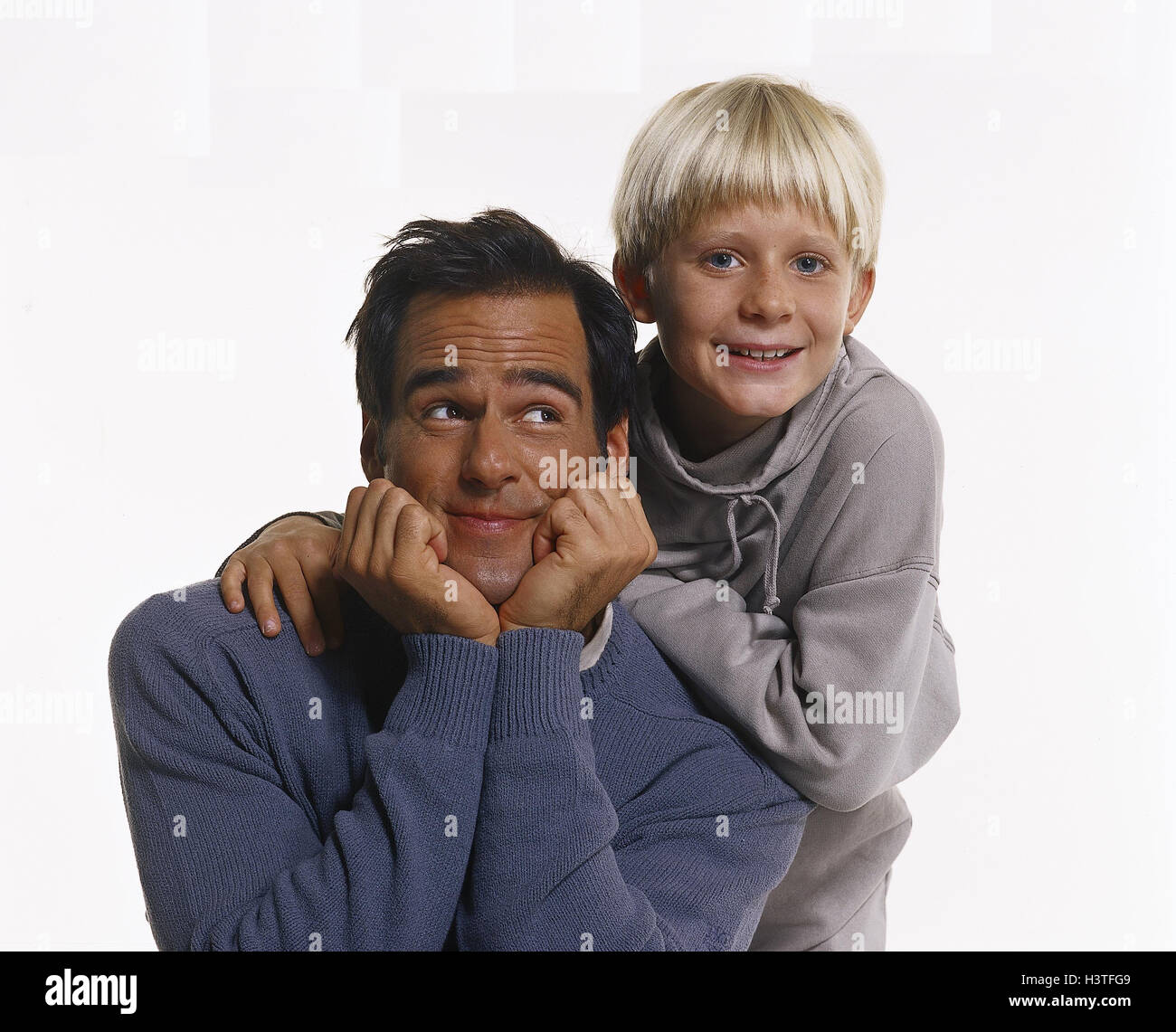 Father, son, smile, add support facial play, sit Families, man, child ...