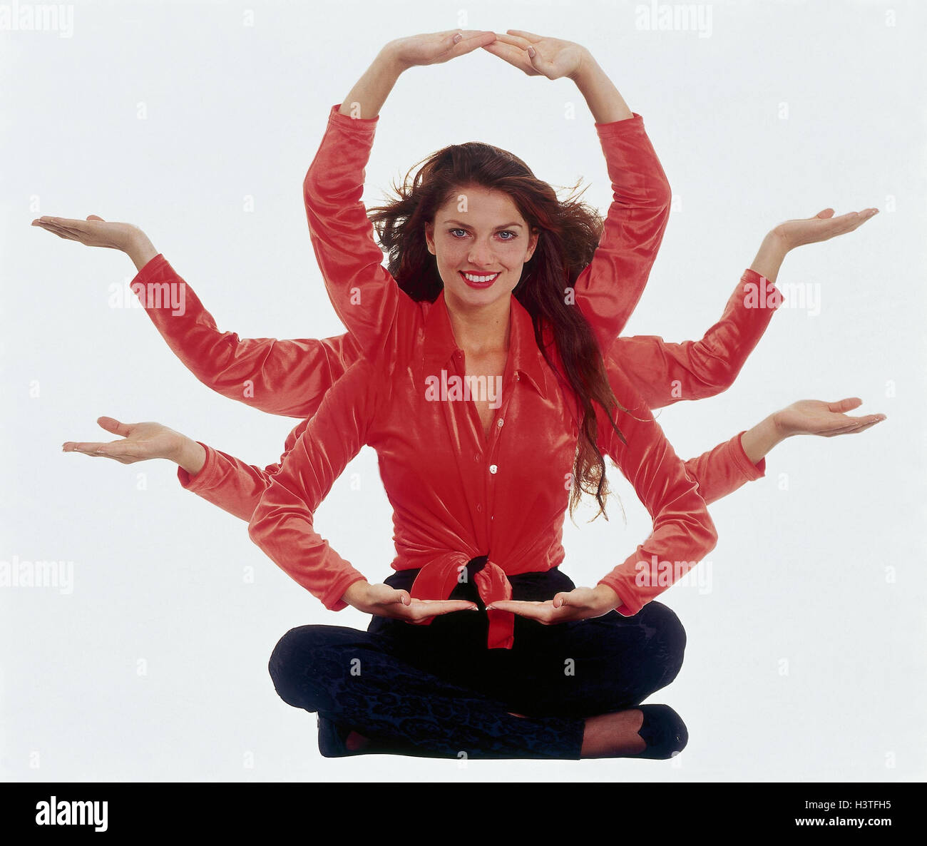 Eight arms woman hi-res stock photography and images - Alamy