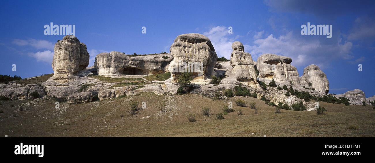 The Ukraine, peninsula the Crimea, Bachtschisaraij, bile formations ...