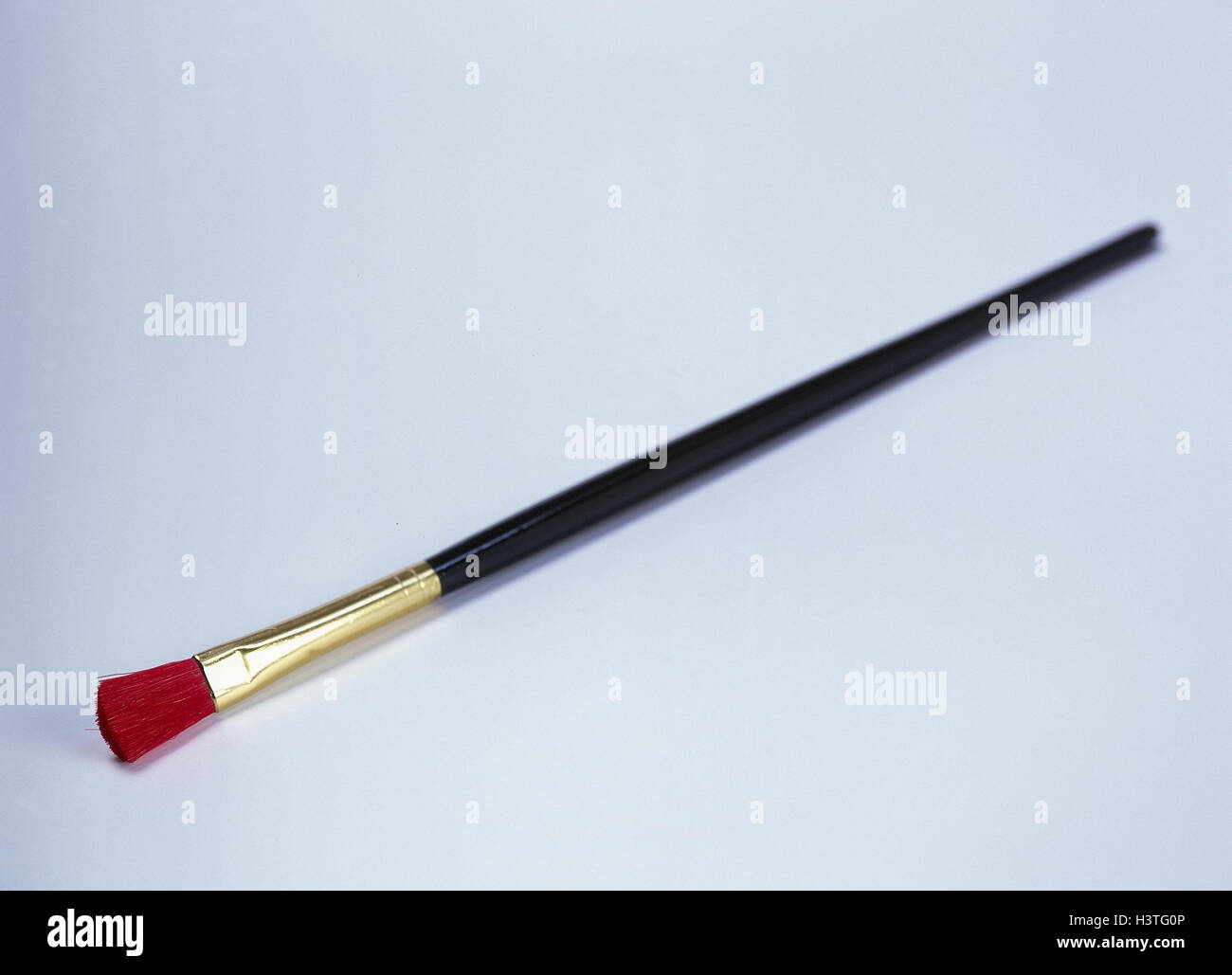 Cosmetics article, brush, bristles, red cosmetics, greasepaint, beauty ...