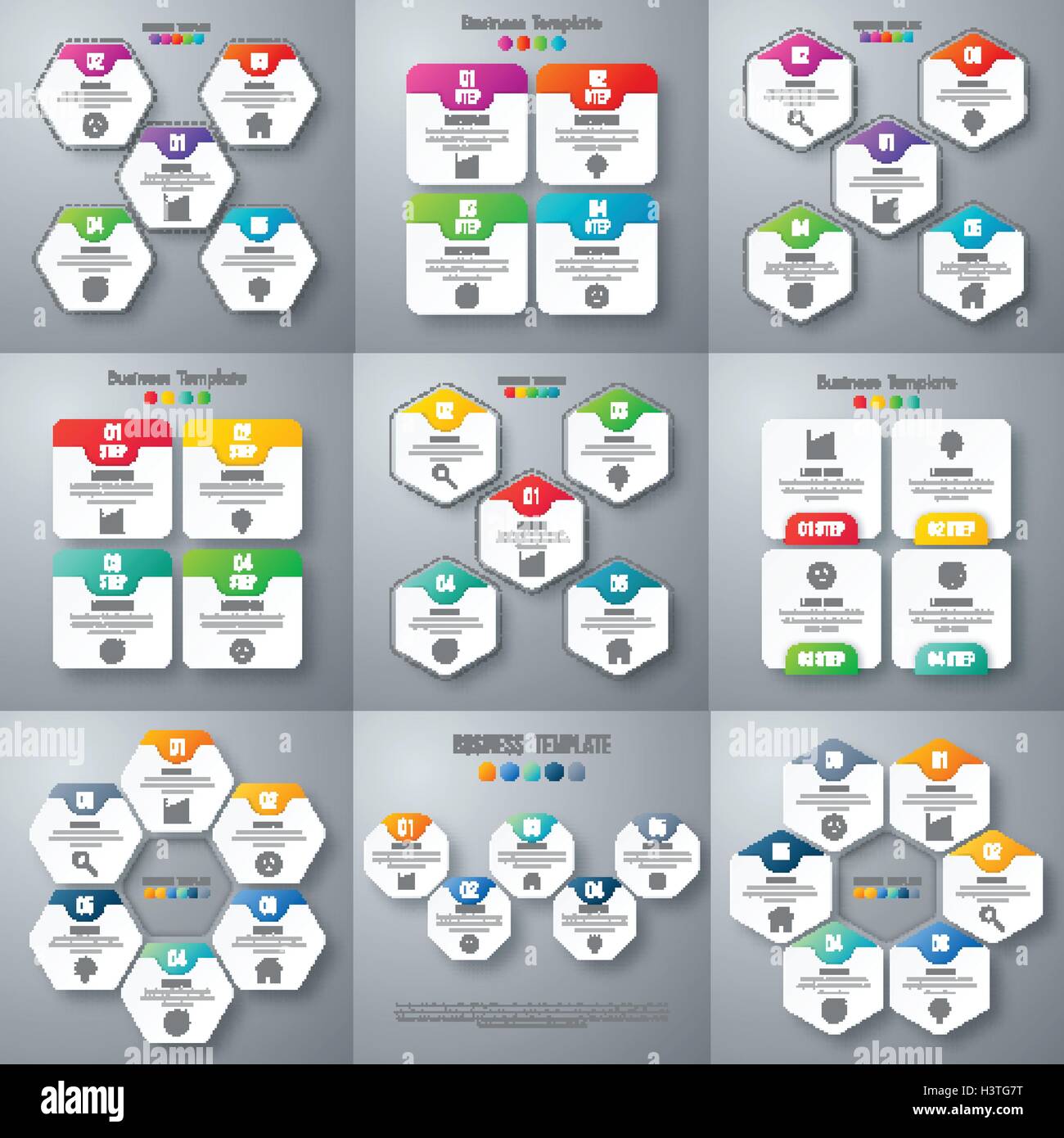 Set with infographics Stock Vector Image & Art - Alamy