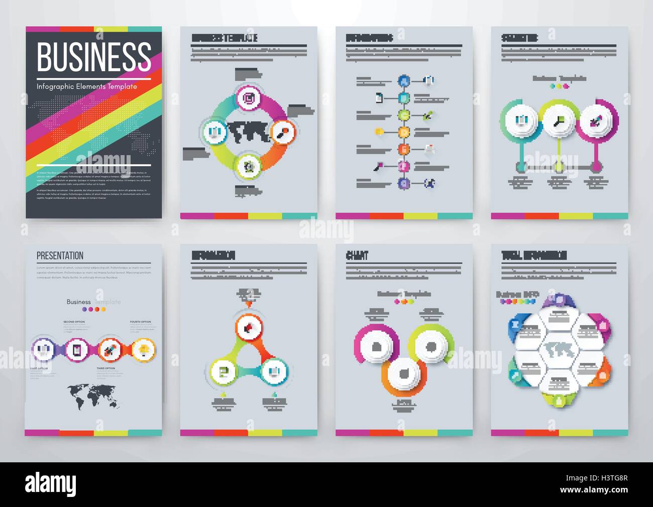 Modern infographic vector concept Stock Vector Image & Art - Alamy