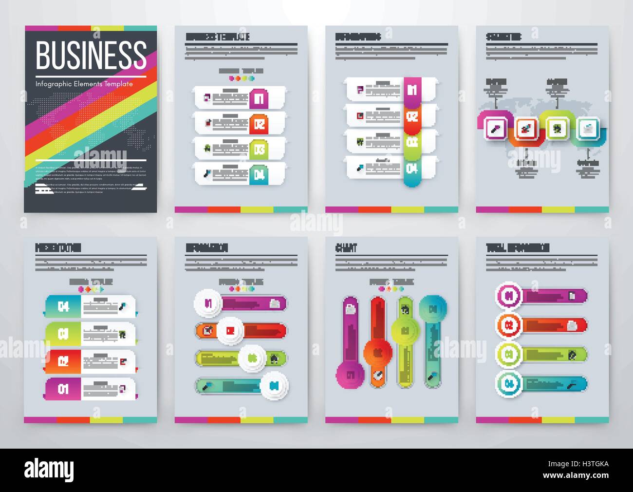 Modern infographic vector concept Stock Vector Image & Art - Alamy