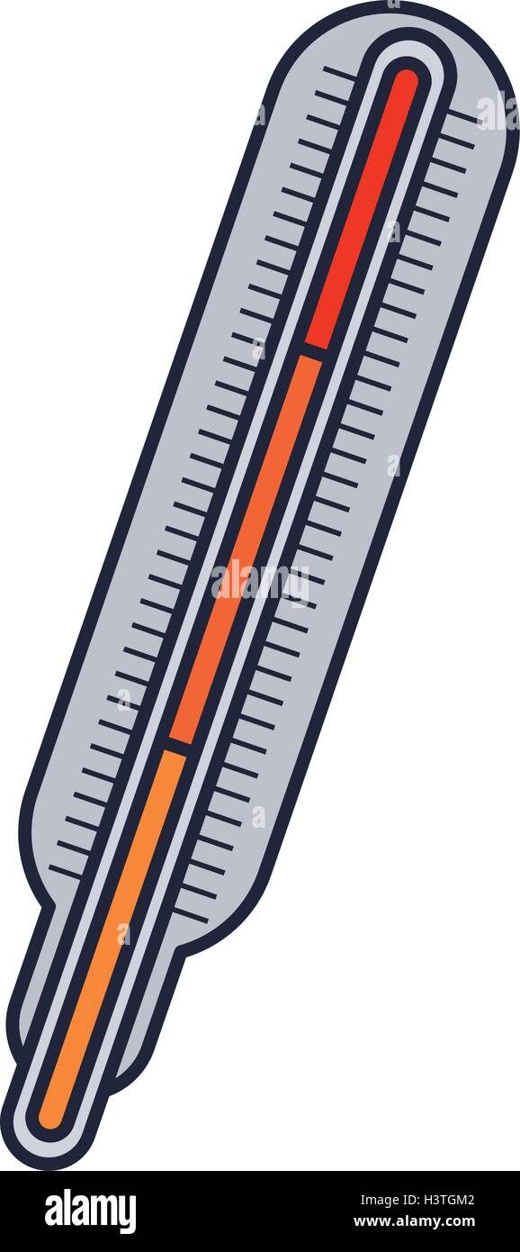 thermometer with temperature scale in colors Stock Vector Image & Art ...