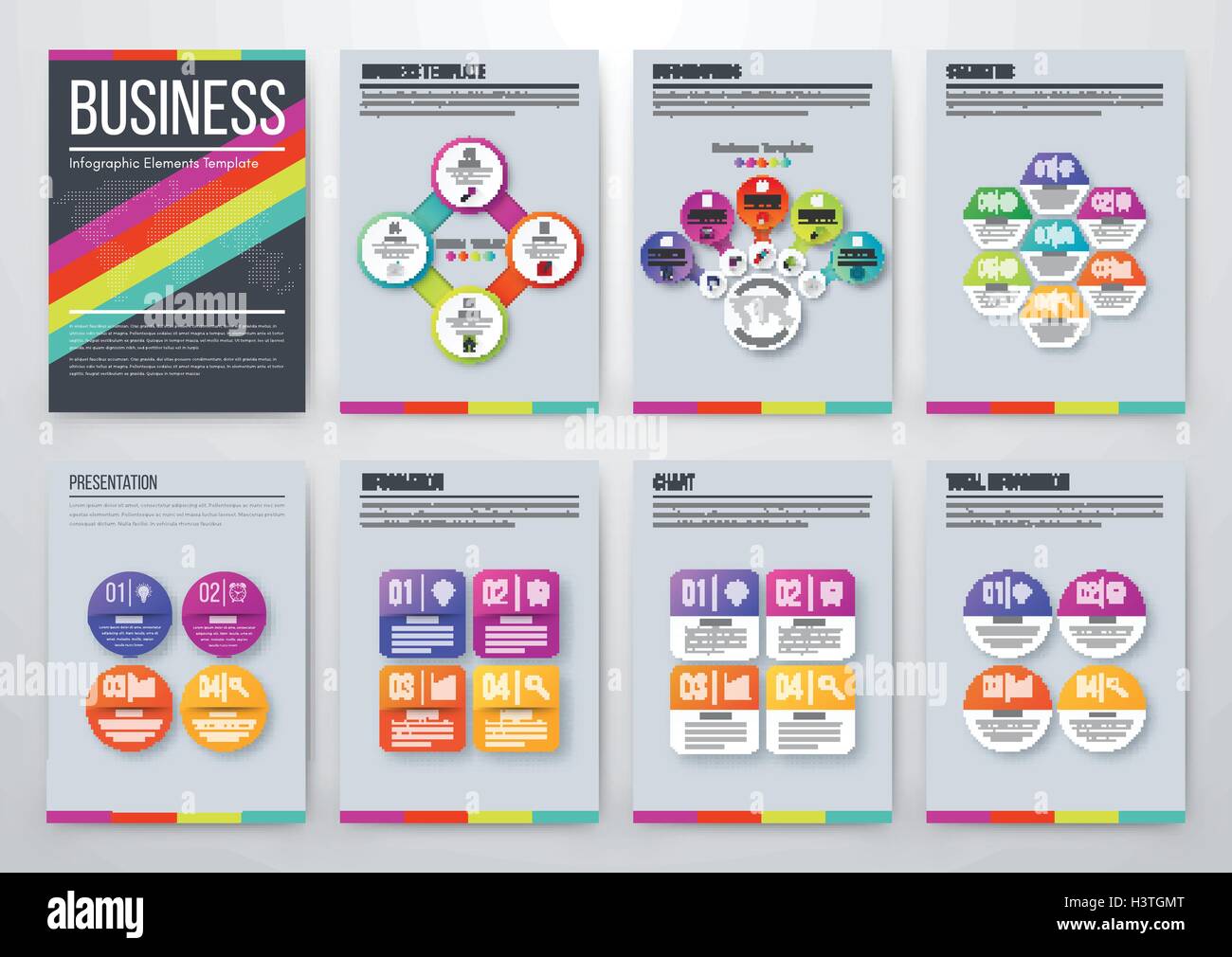 Modern infographic vector concept Stock Vector Image & Art - Alamy