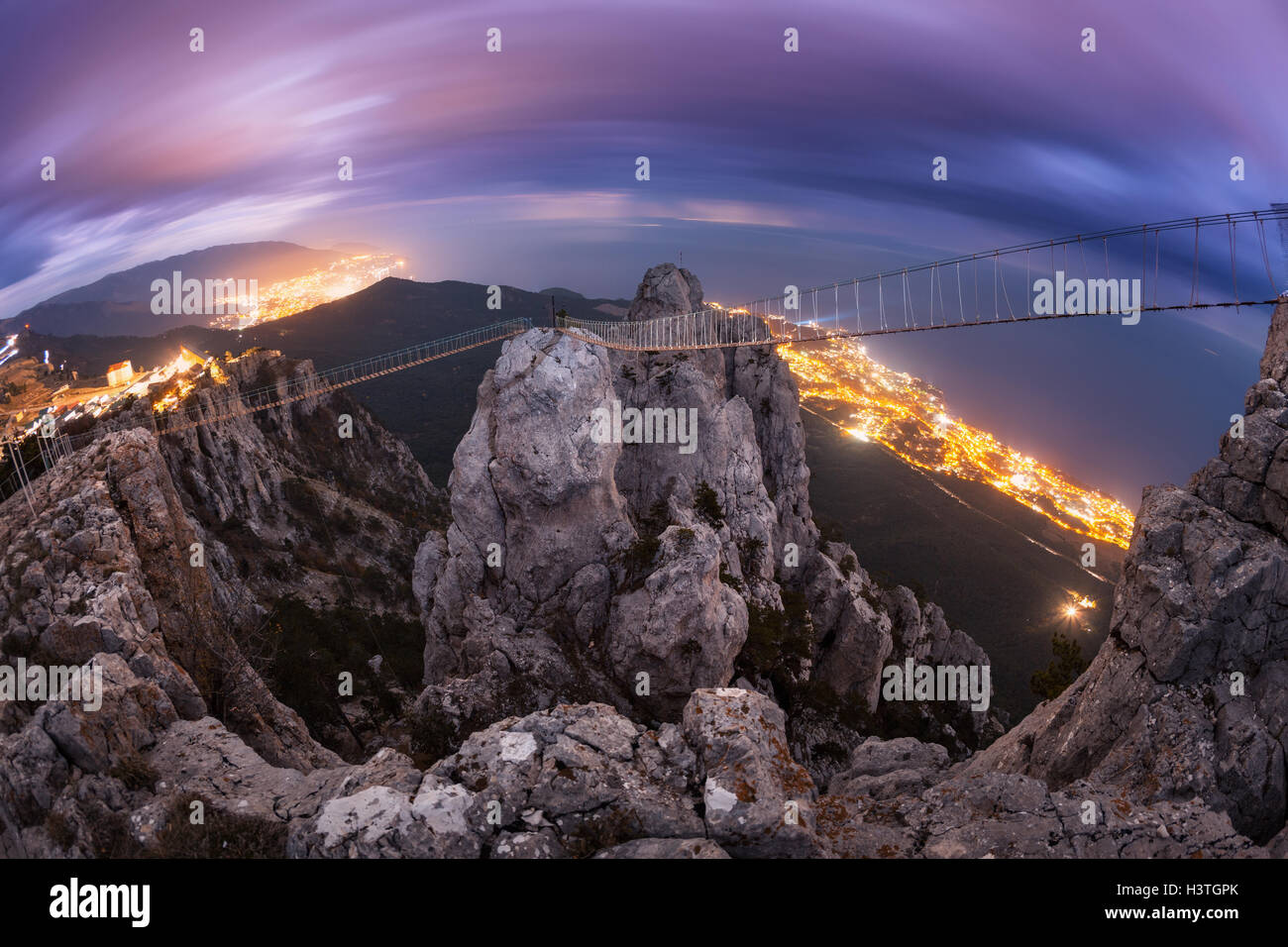 Mountain landscape night sky hi-res stock photography and images - Alamy