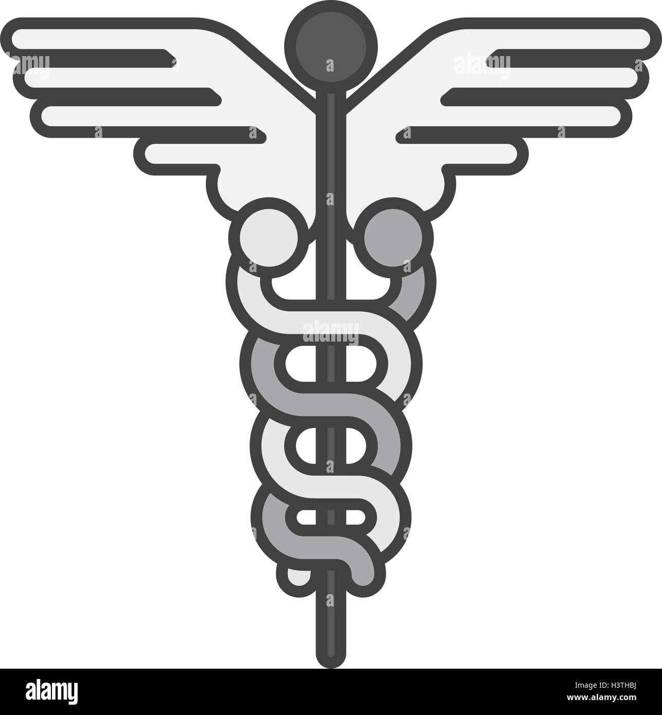 Serpent entwined rod hi-res stock photography and images - Alamy