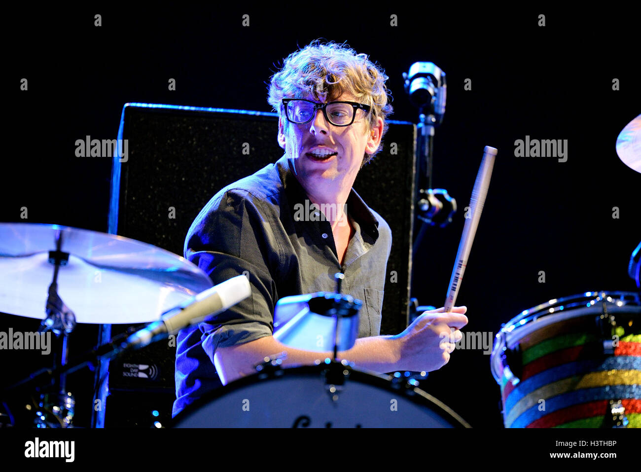 BARCELONA - MAY 28: Patrick Carney, drummer of The Black Keys (band ...