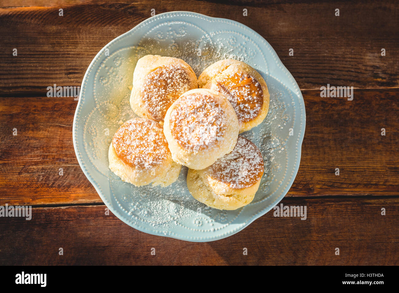 Sweet food on plate Stock Photo - Alamy