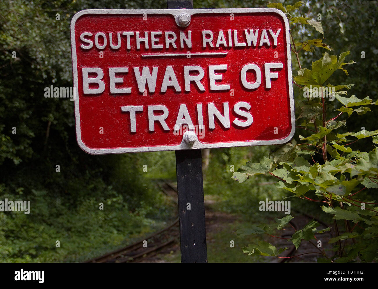 Railway sign hi-res stock photography and images - Alamy