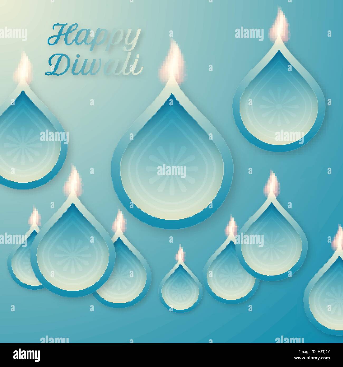 Vector illustration of a happy Diwali day Stock Vector Image & Art - Alamy