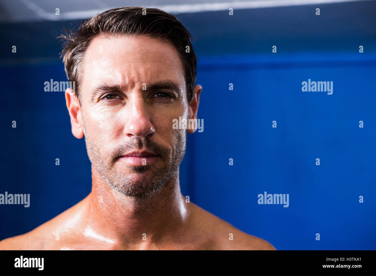 Head shot caucasian male athlete hi-res stock photography and images ...