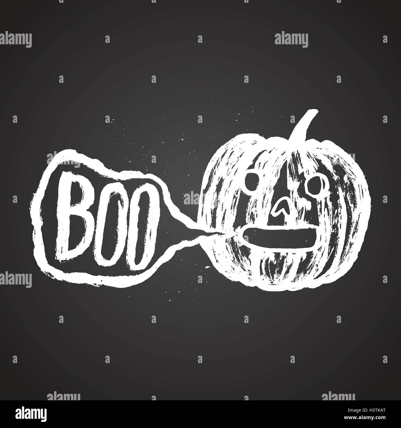 Halloween calligraphy label. pumpkin and bat vector Stock Vector Image ...