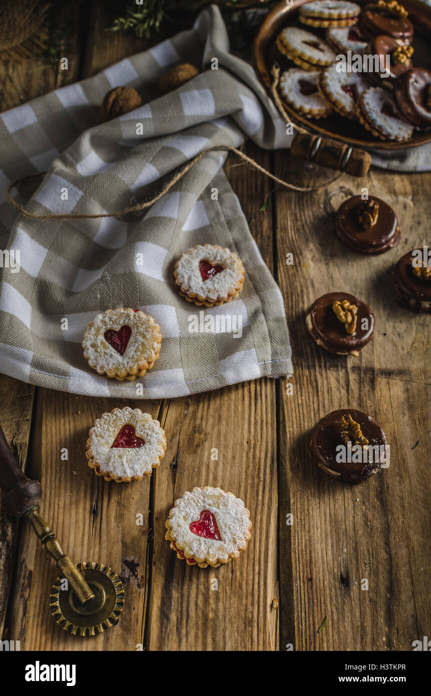 Czech Christmas cookies, traditional and delicious candy Stock Photo ...