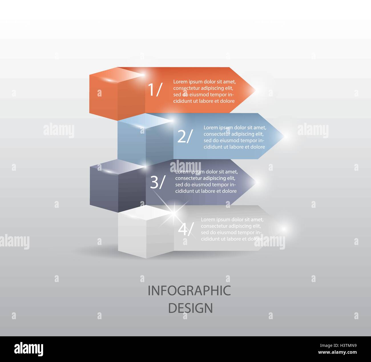 Vector template for infographic or web design Stock Vector Image & Art ...