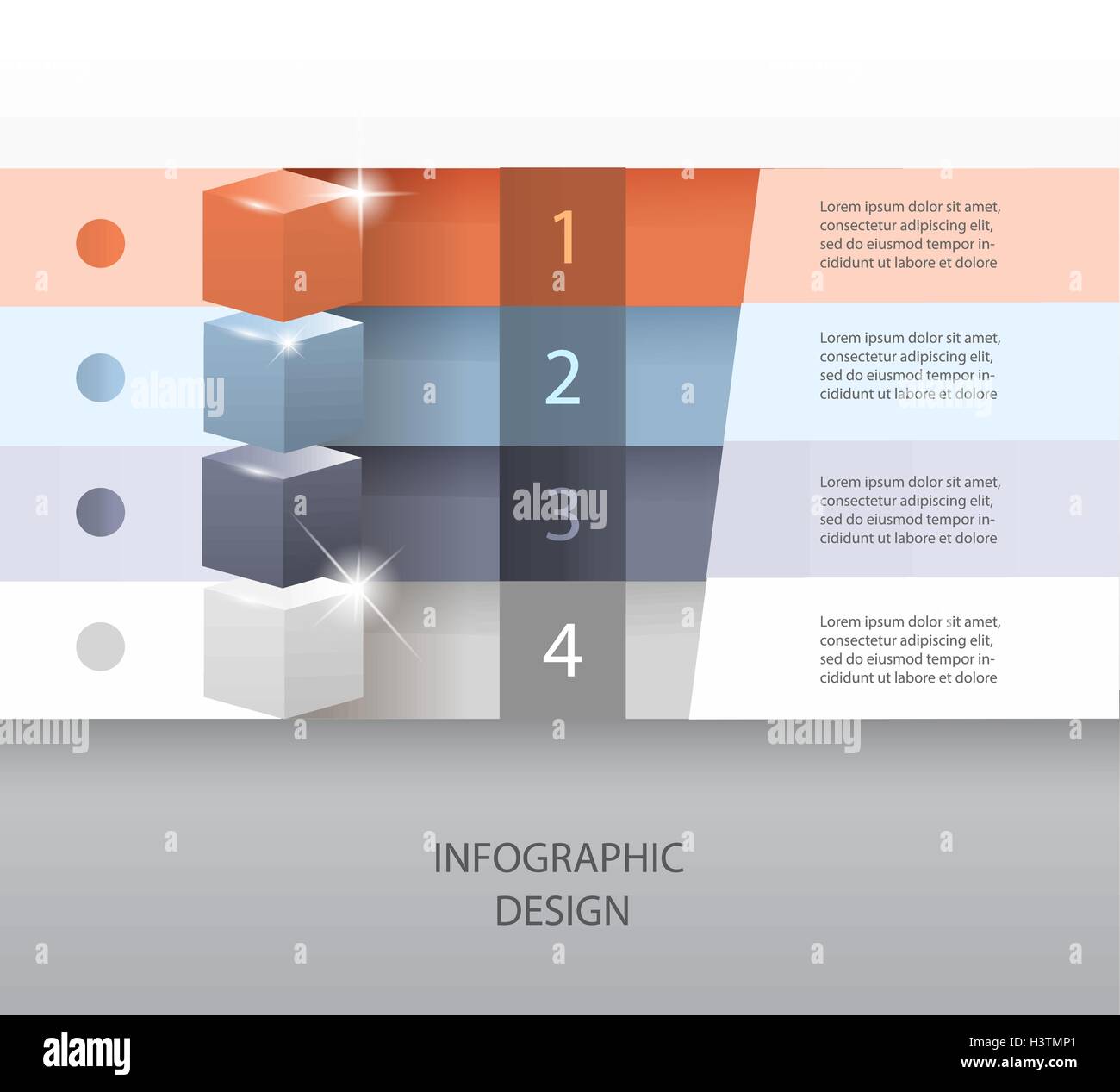 Vector template for infographic or web design Stock Vector Image & Art ...