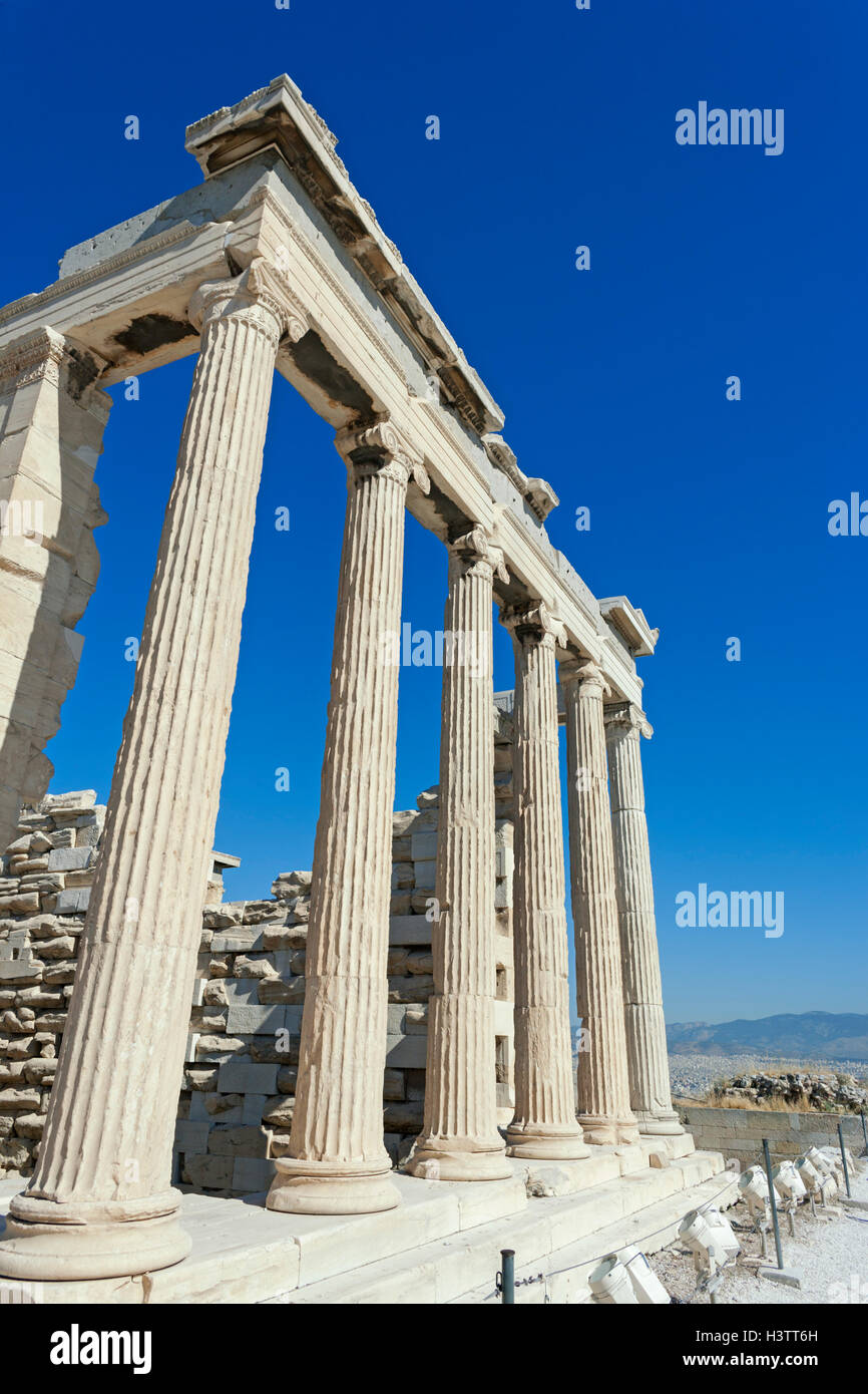 Erechtheion Temple, ionic temple of Athena, Acropolis, Athens, Greece ...