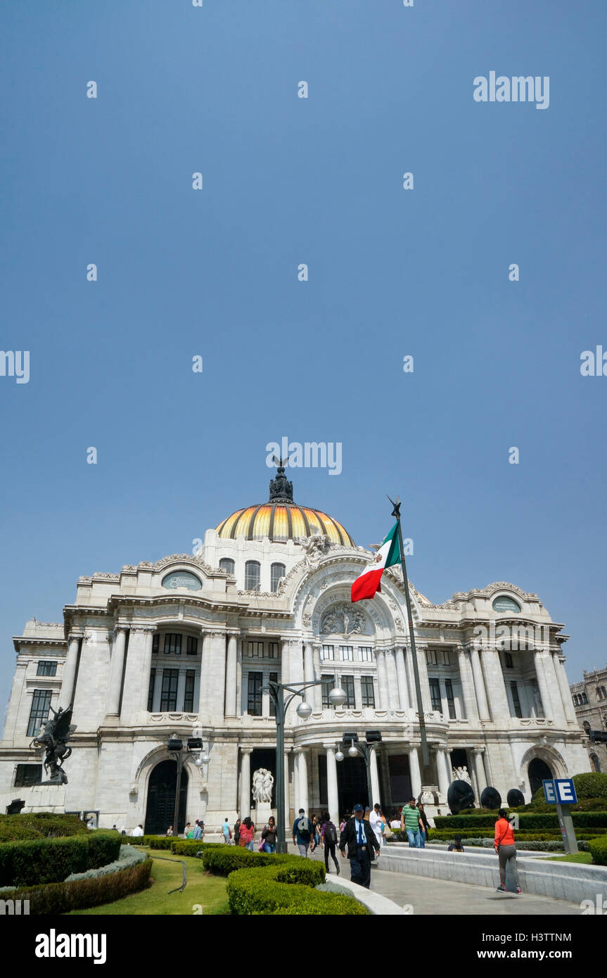 Bellas Artes building in Alameda Park in Mexico City, Mexico Stock ...