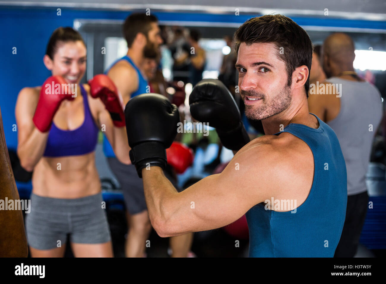 Smiling athlete hi-res stock photography and images - Alamy