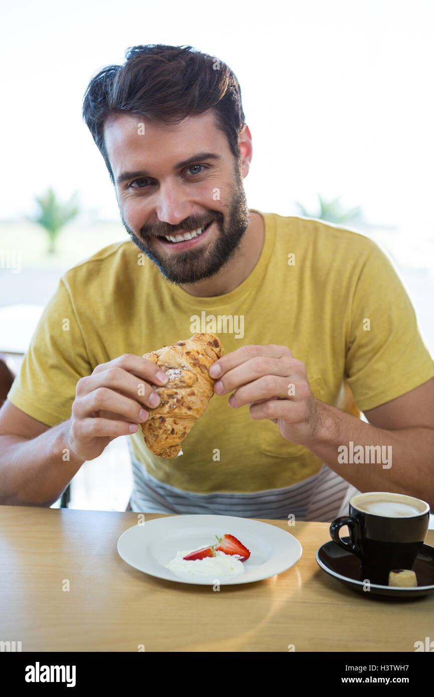 Man croissant hi-res stock photography and images - Alamy