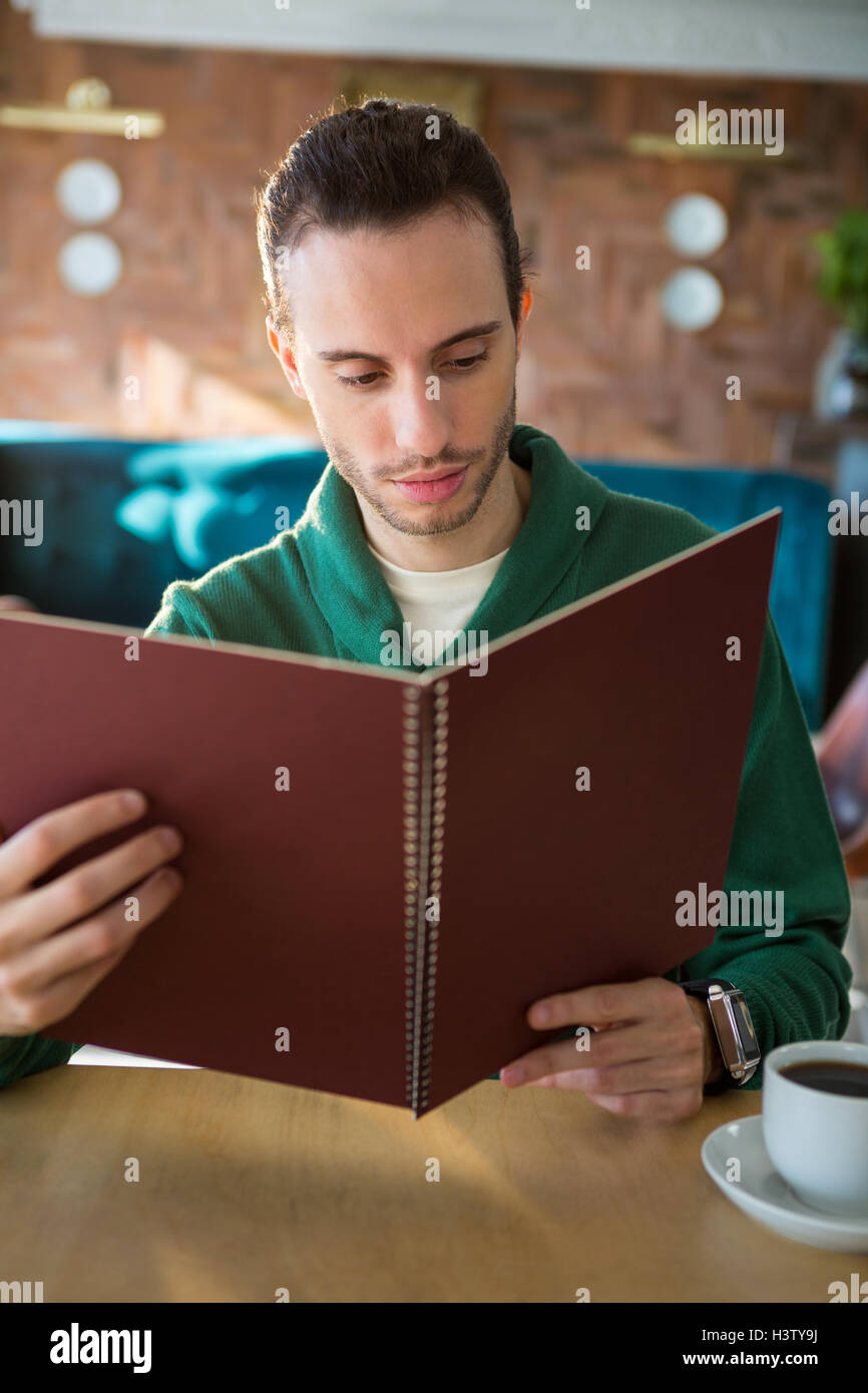 Cafe Menu Deciding High Resolution Stock Photography and Images - Alamy