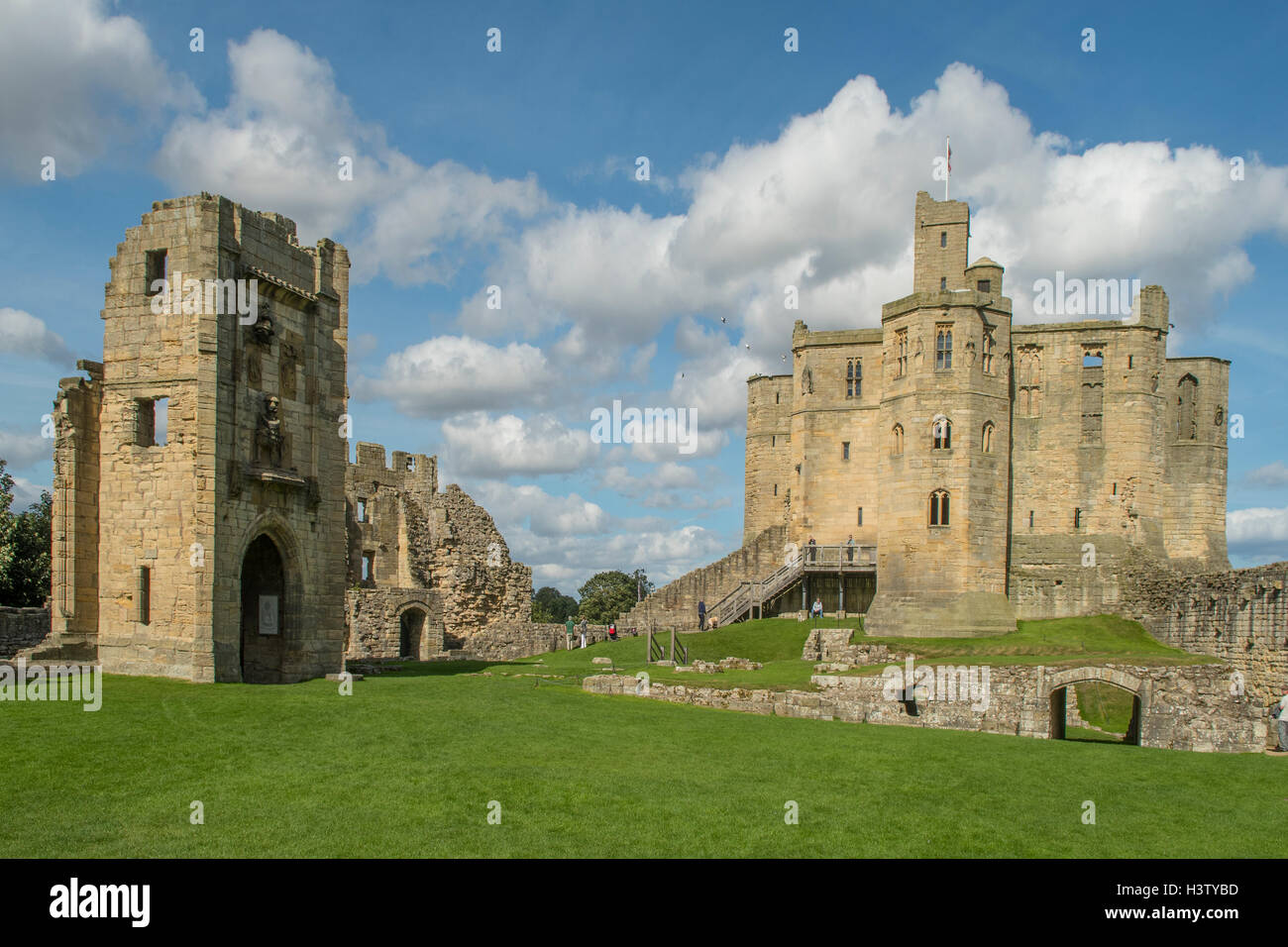 Warkworth castle hi-res stock photography and images - Alamy