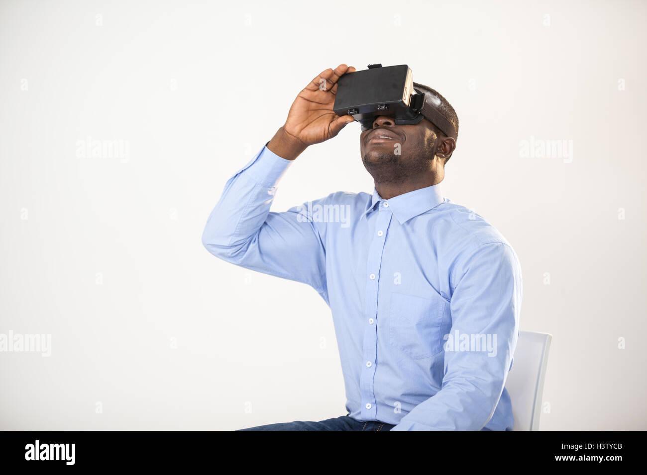 3d man sitting on chair hi-res stock photography and images - Alamy