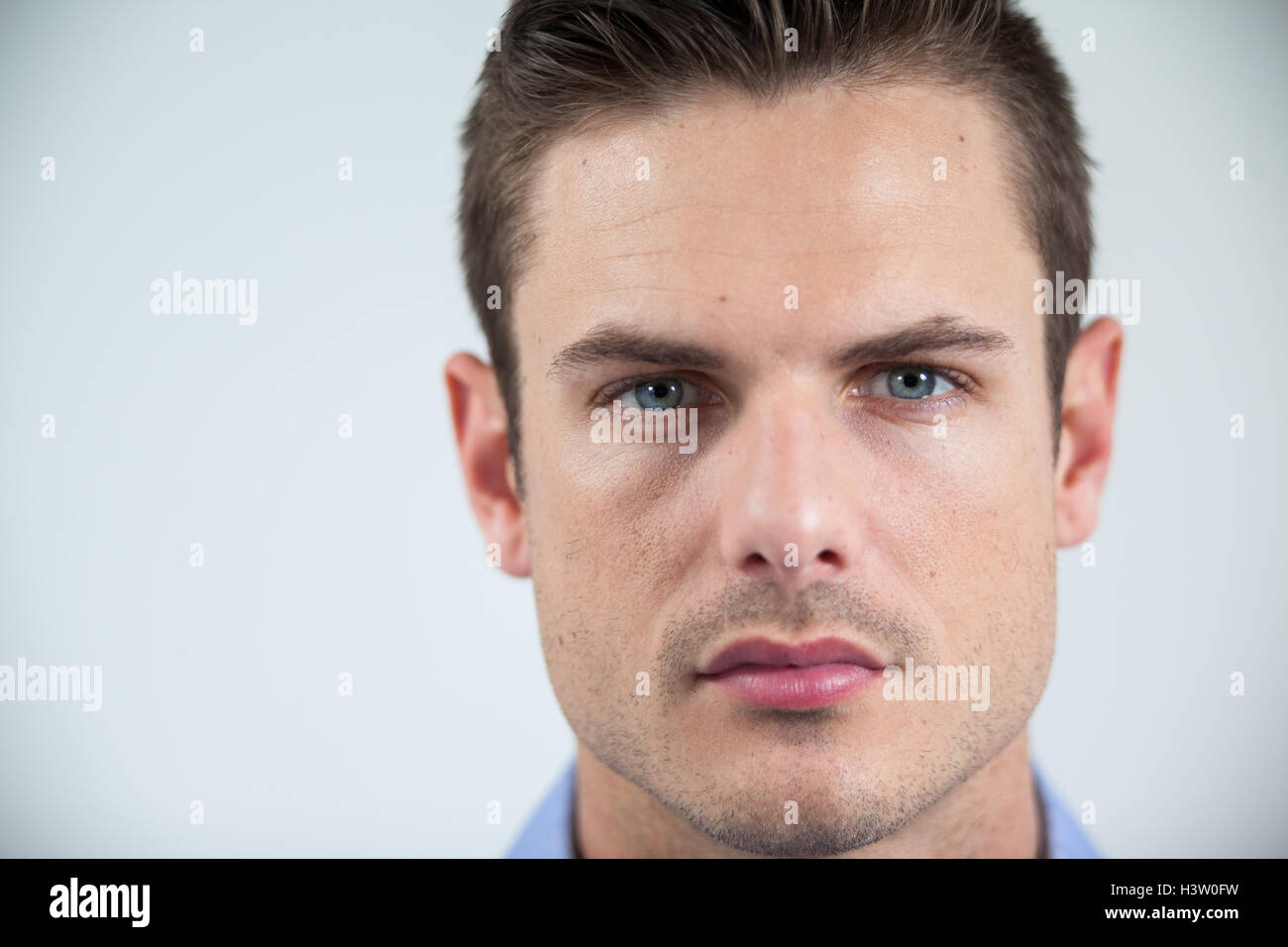 Smart eye contact man hi-res stock photography and images - Alamy
