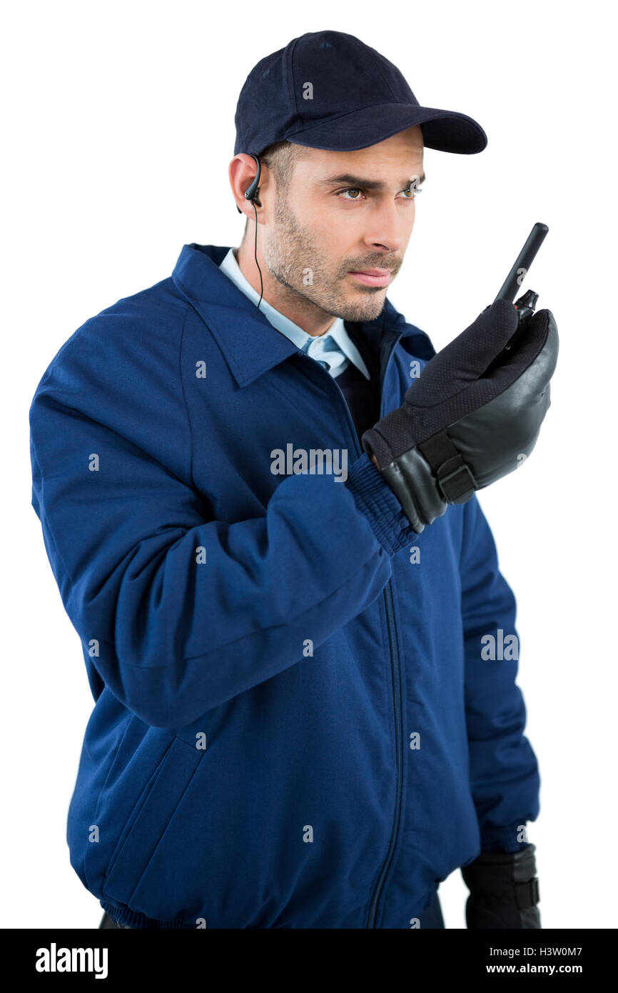 Security Guard Talking High Resolution Stock Photography and Images - Alamy