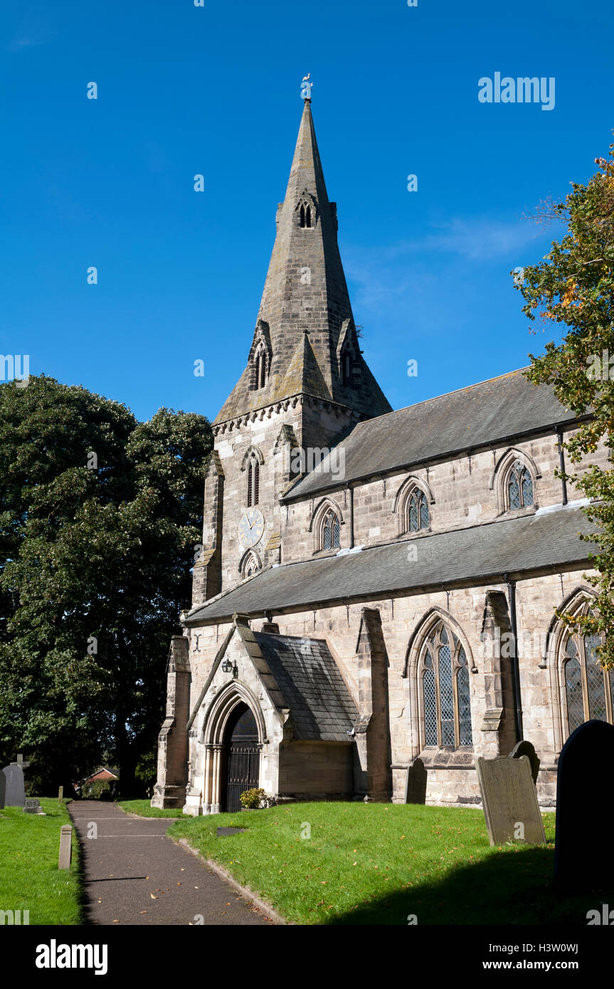 St. Nicholas Church, Austrey, Warwickshire, England, UK Stock Photo - Alamy
