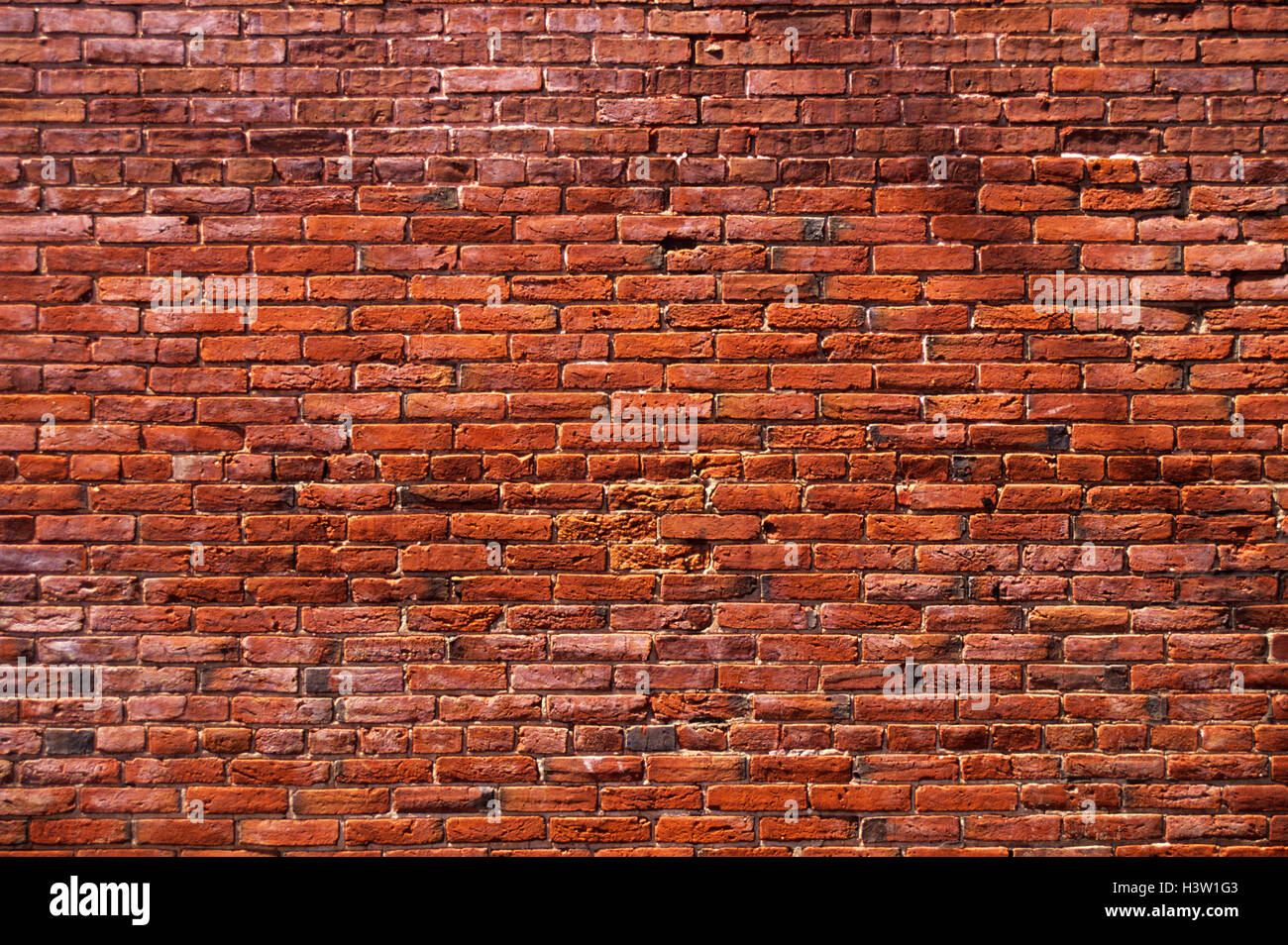 OLD WEATHERED RED BRICK WALL Stock Photo - Alamy