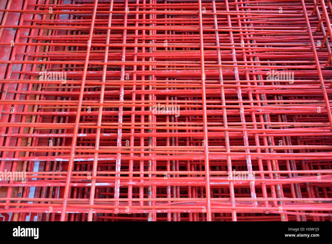 Construction site with industrial equipment, tools and materials for ...