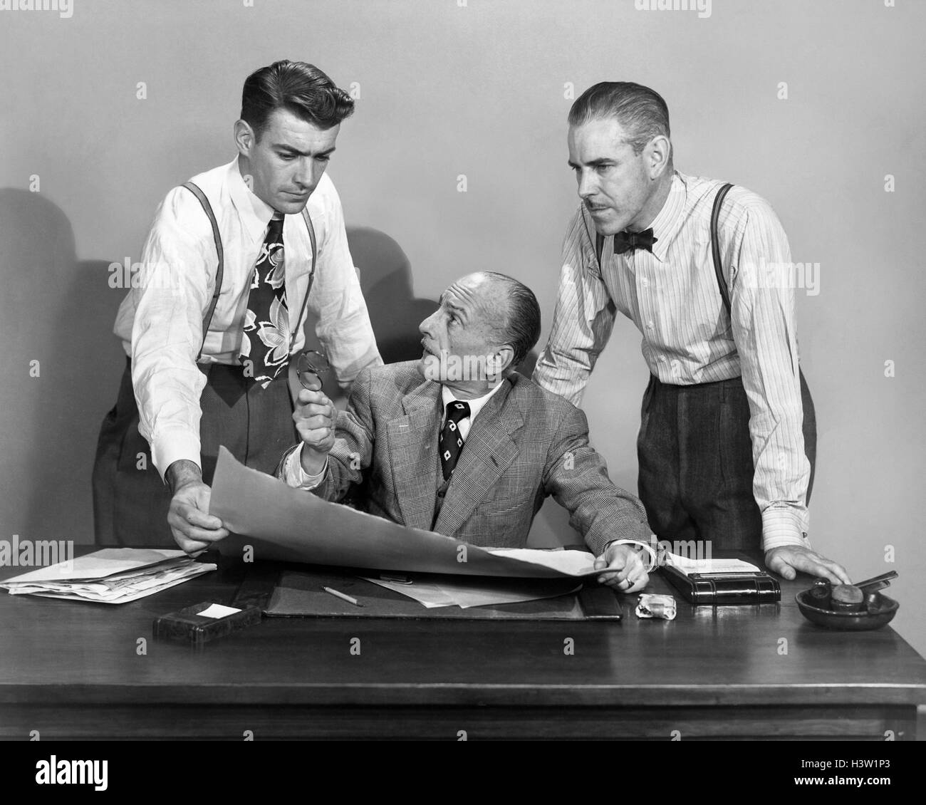 1950s manager Black and White Stock Photos & Images - Alamy