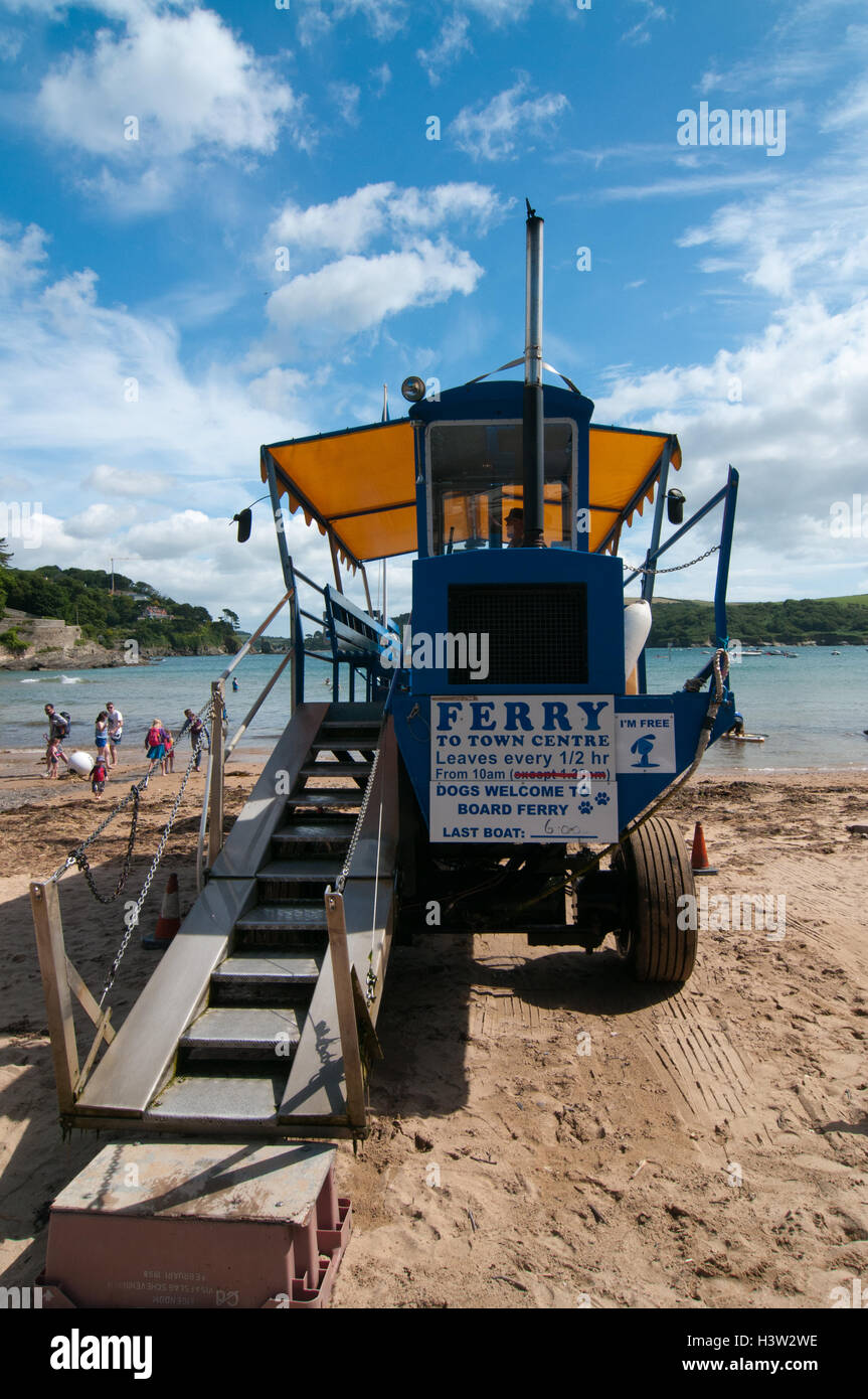 Sea tractor, South sands, Salcombe, Devon Stock Photo - Alamy